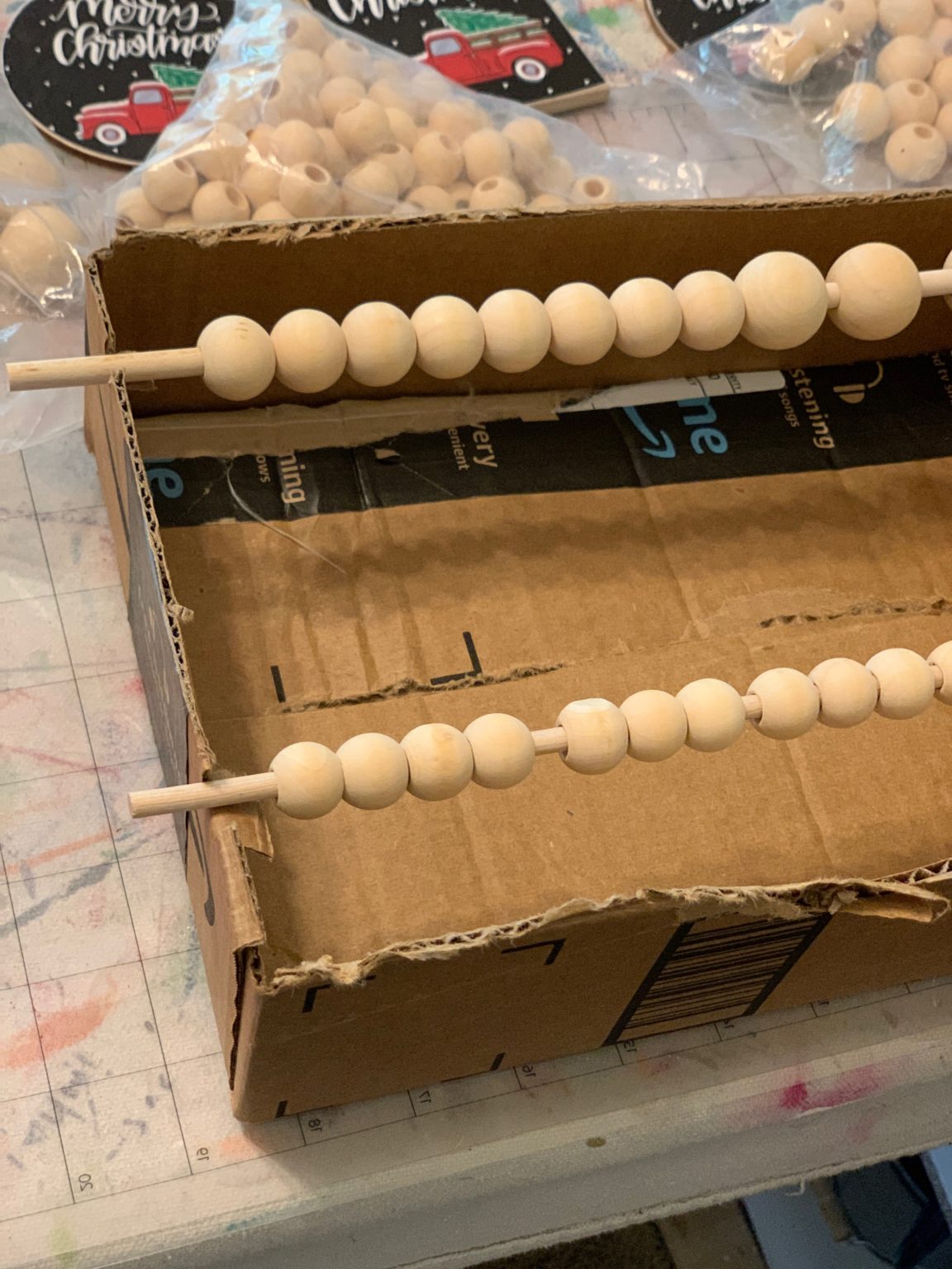 4 Easy Steps to Paint Wooden Beads Like a Pro - Canvas Sign Designs Blog